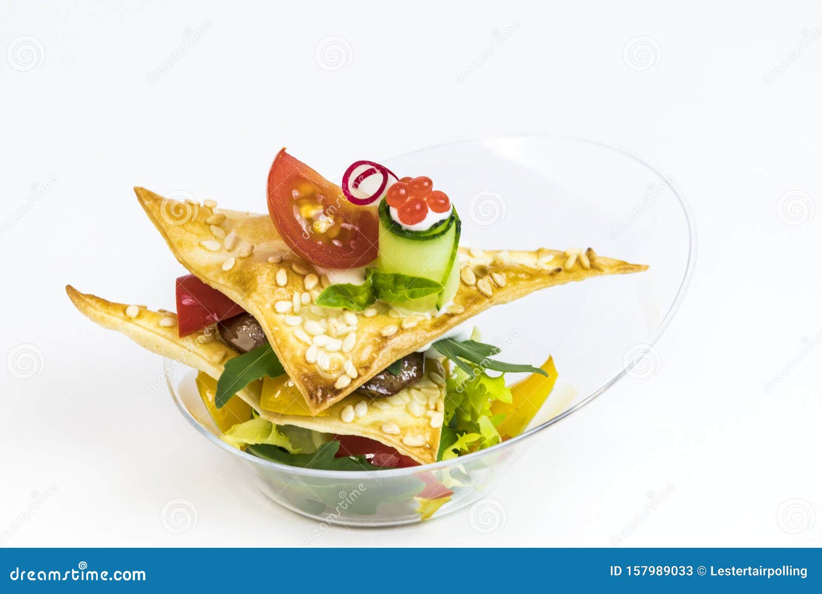 Mini Canapes for Refreshments at Banquets Receptions Catering Stock ...