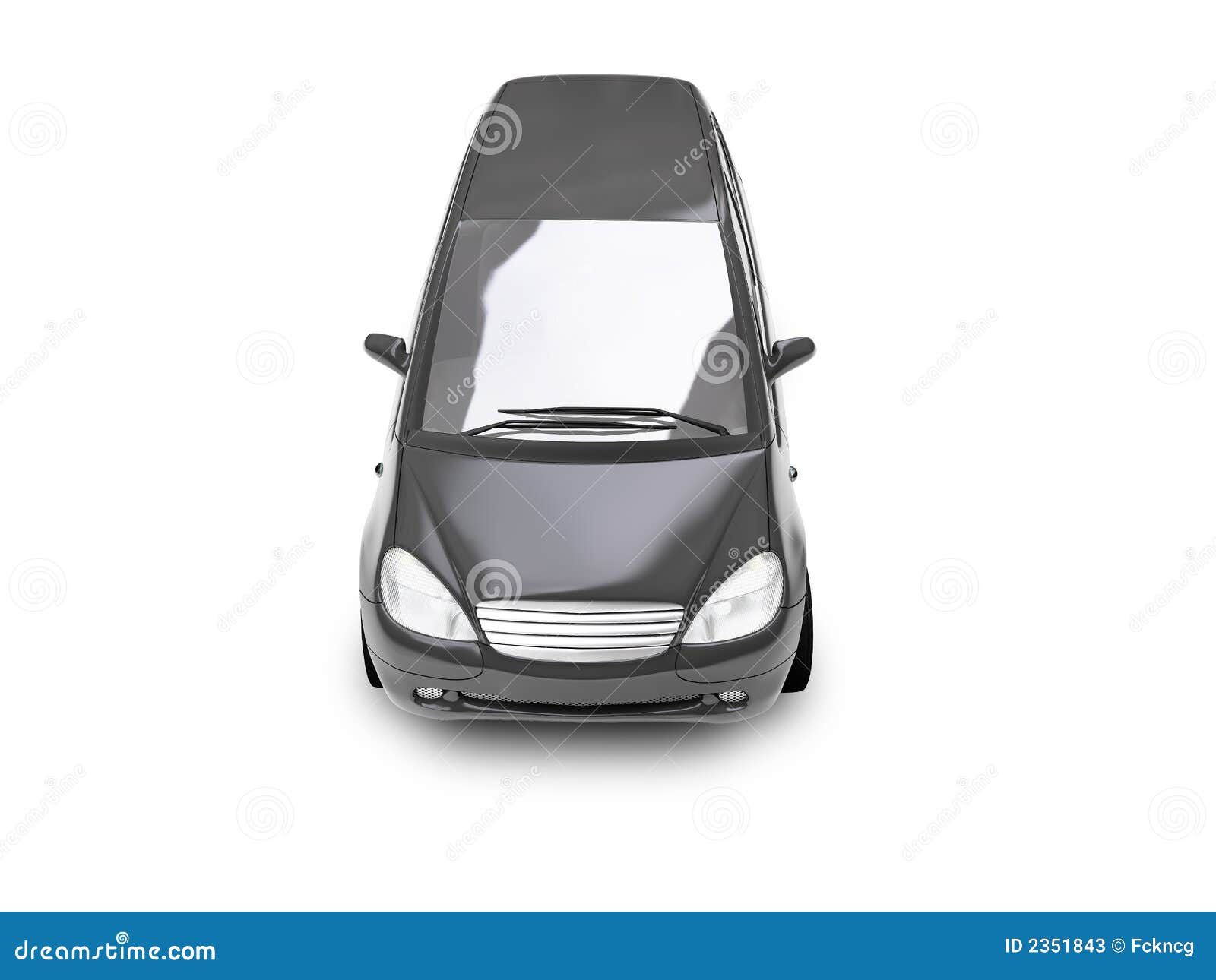 Mini car Top View stock illustration. Illustration of reflection - 2351843