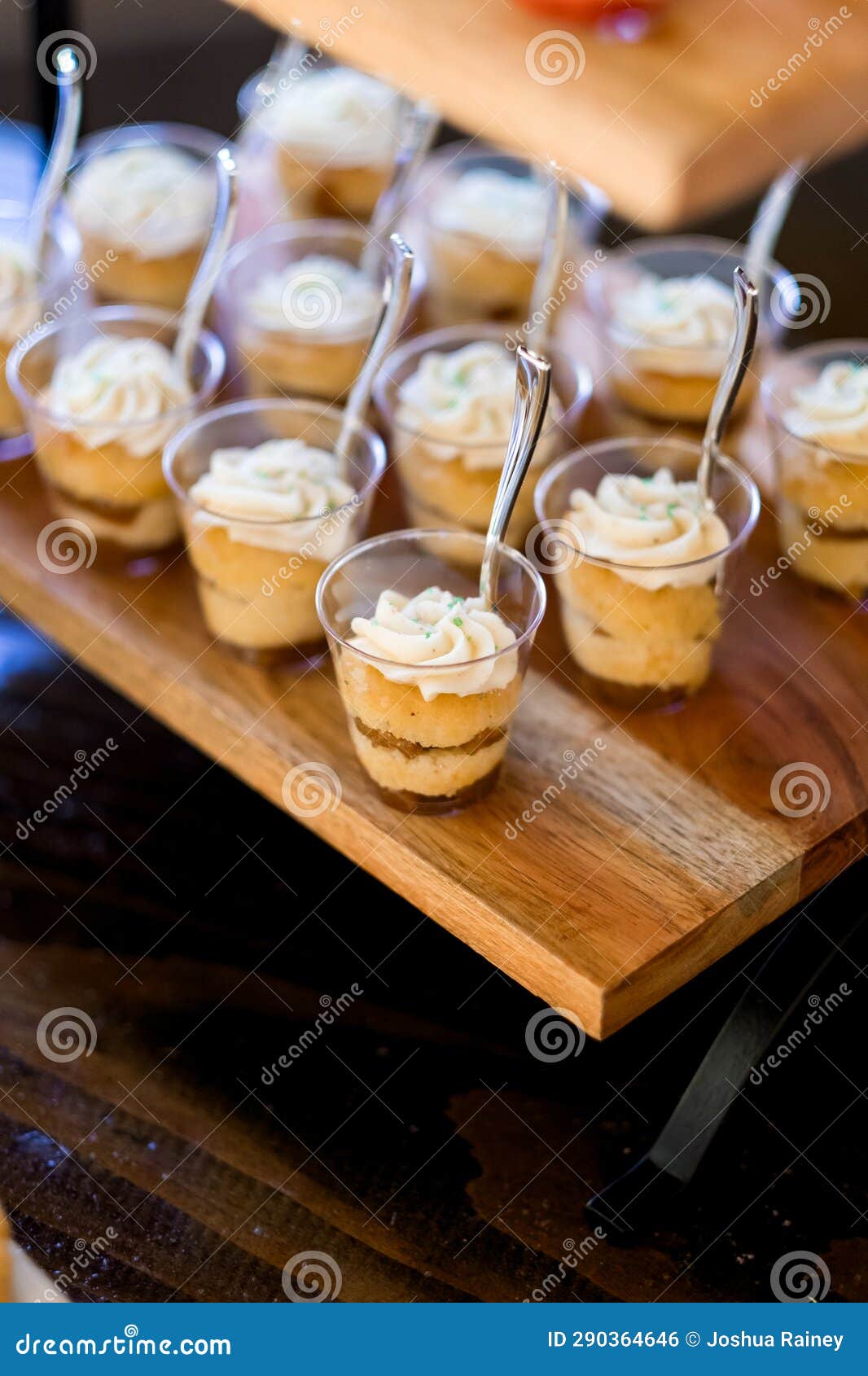 Mini Cheesecake Cups at Wedding Reception Stock Photo - Image of sweets ...