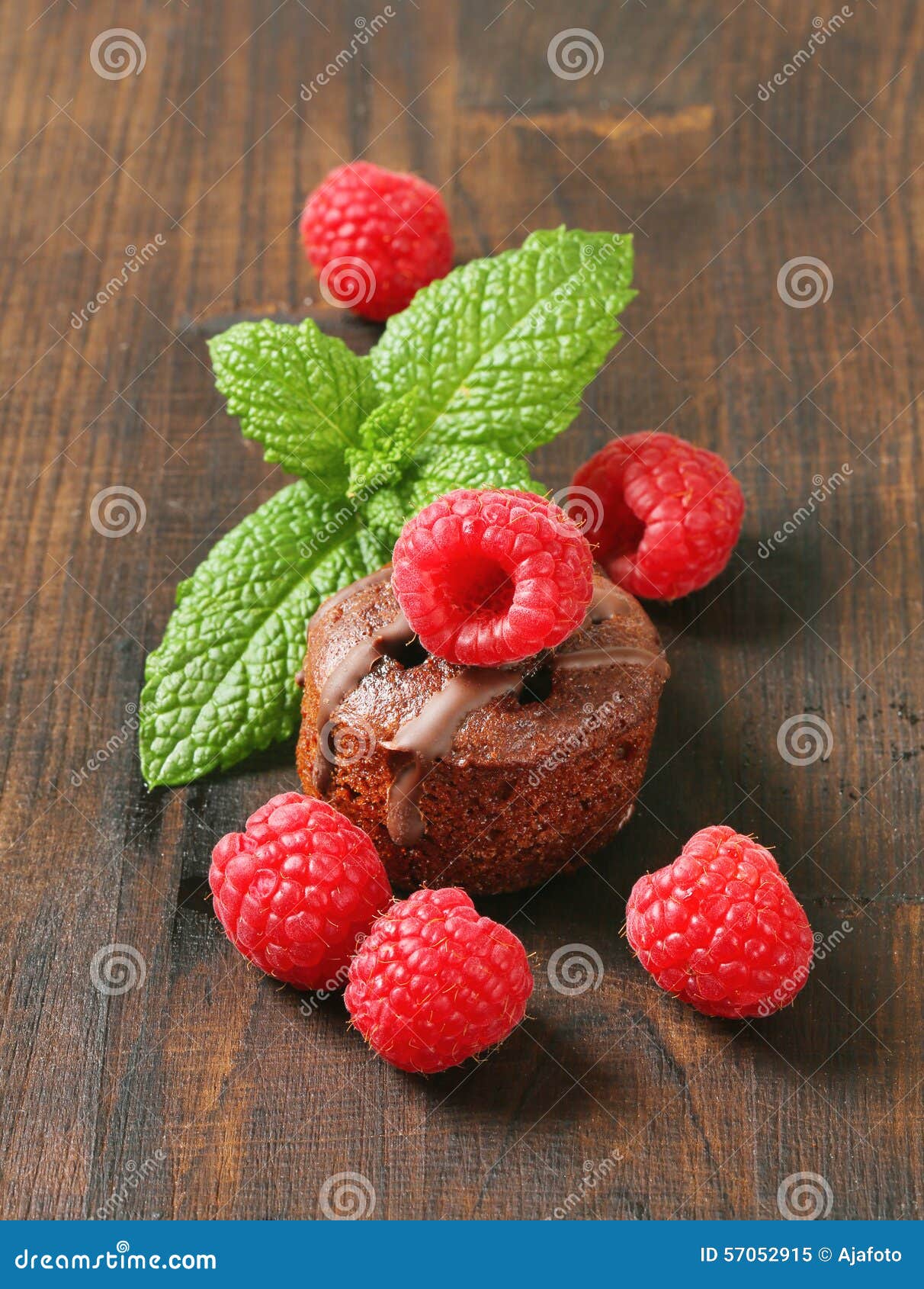 Mini chocolate cake stock image. Image of confectionery - 57052915