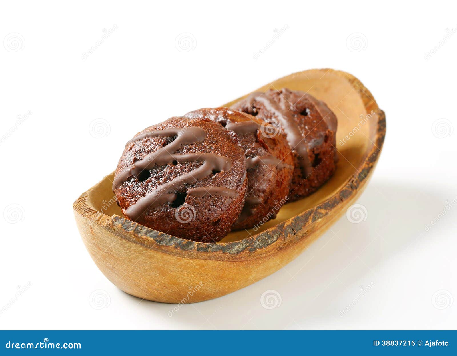 Mini chocolate cakes stock photo. Image of mint, dessert - 38837216