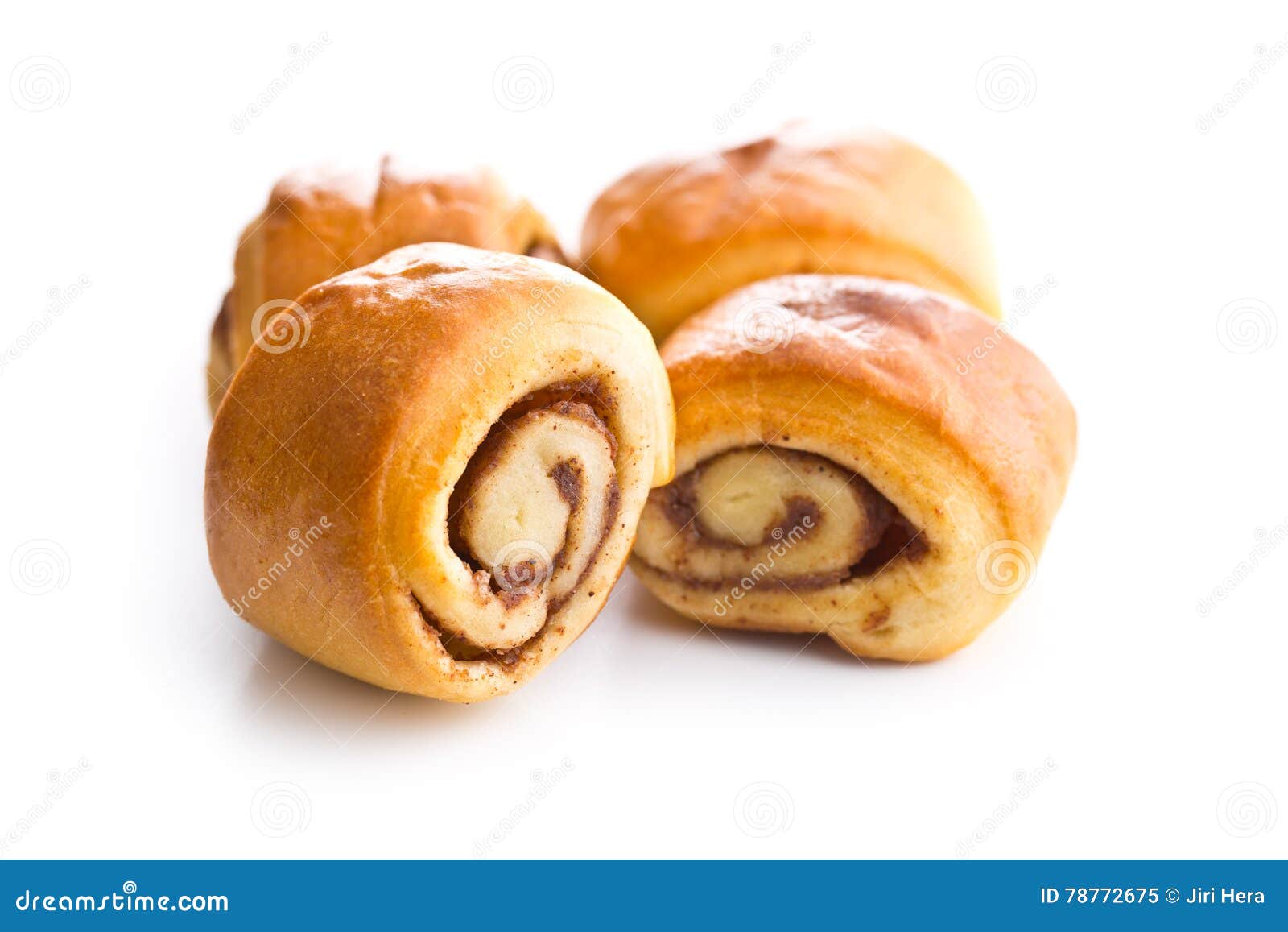 Mini cinnamon buns. stock image. Image of fresh, dessert - 78772675