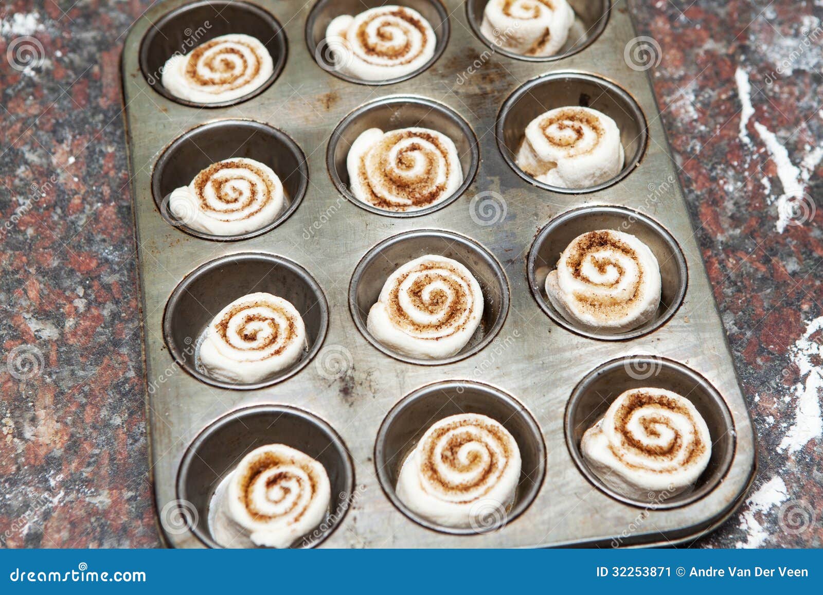Mini Cinnamon Rolls Ready To Be Baked Stock Image - Image of mini, food ...