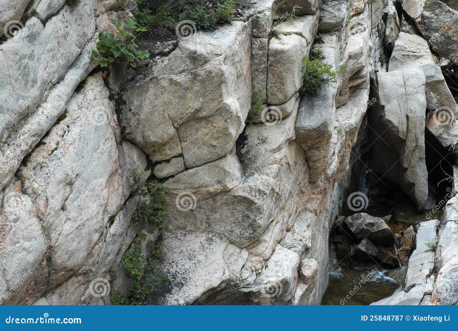 Mini Cliff and Pool stock image. Image of mountains, water - 25848787