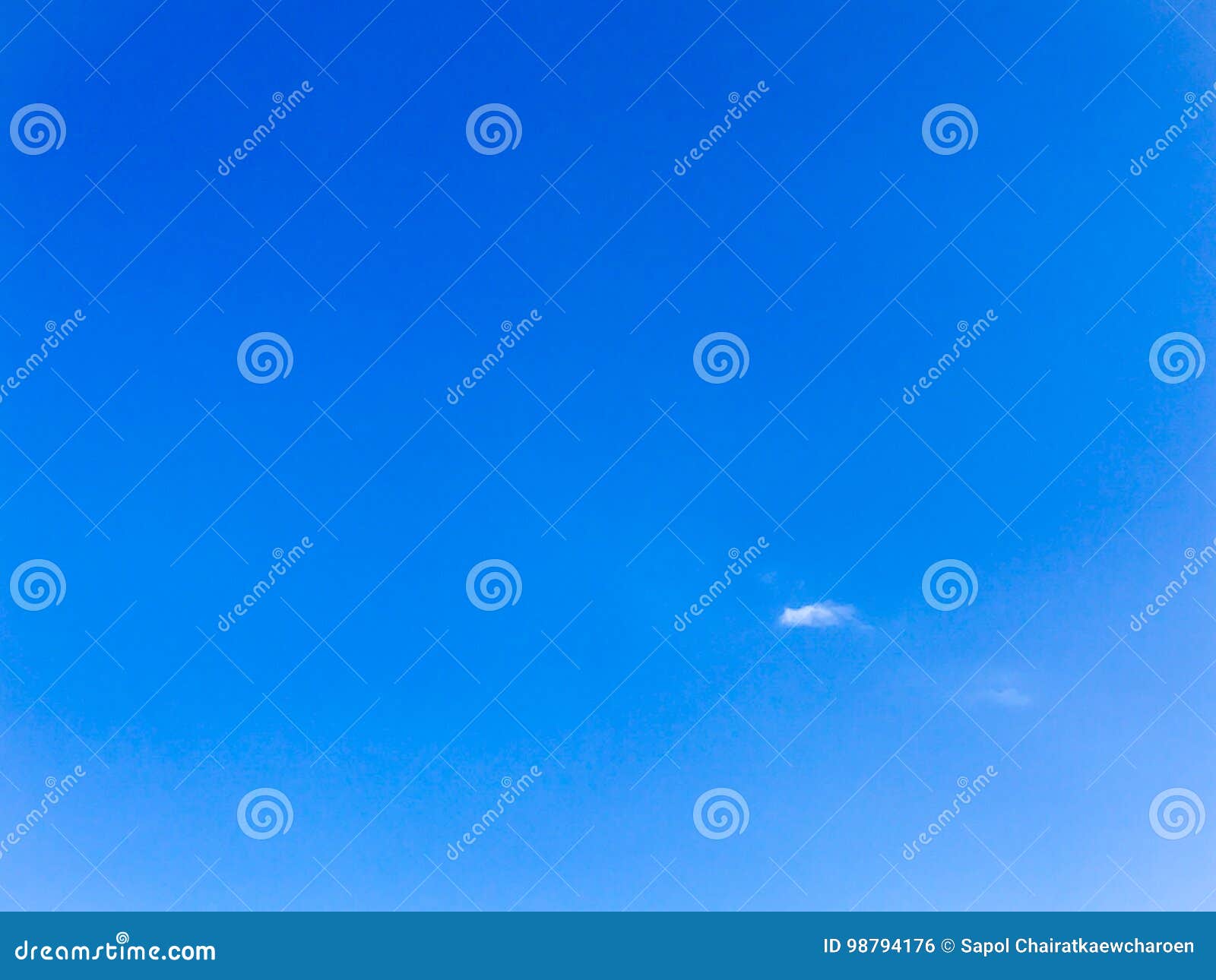 Mini clouds on blue sky stock photo. Image of little - 98794176
