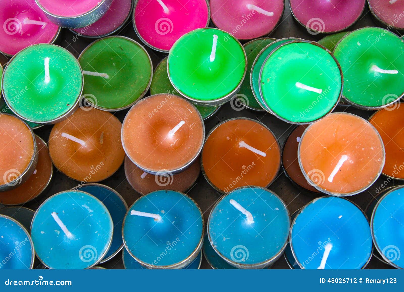 Mini Color Candle stock photo. Image of people, mini - 48026712