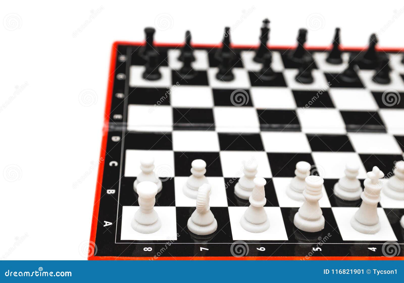 Mini Compact Portable Chess with Small Figures Stock Image - Image of ...