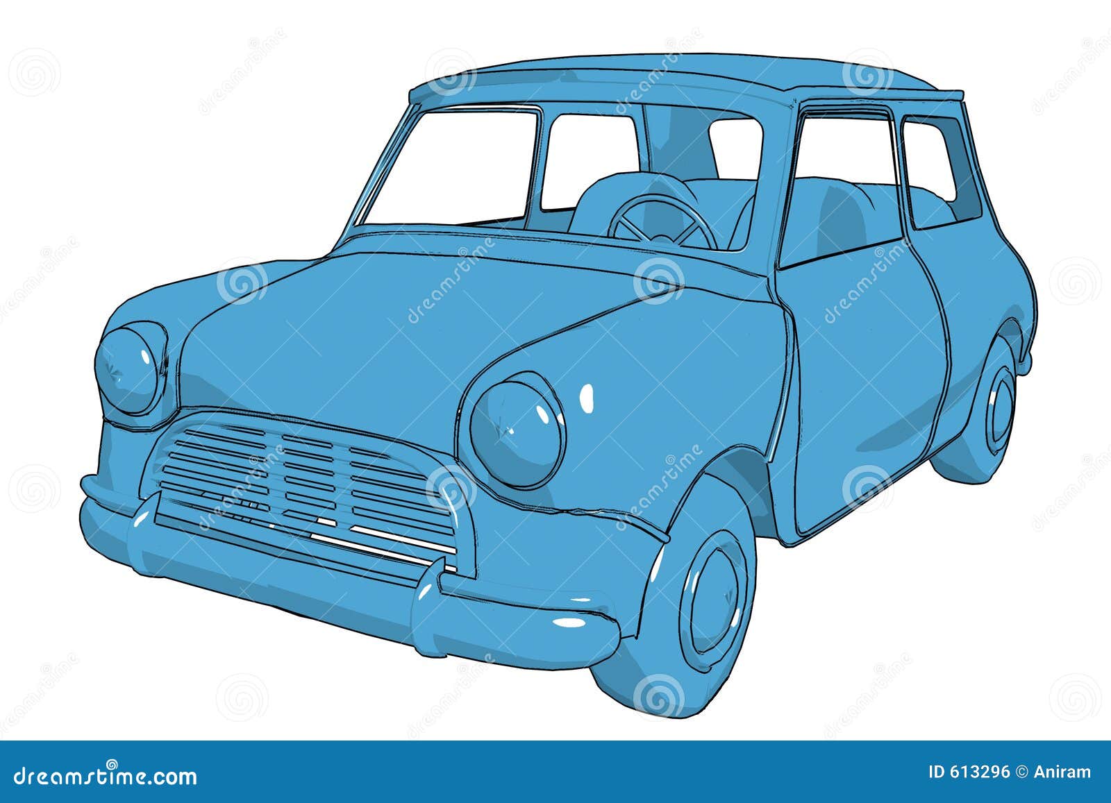 Mini-cooper stock illustration. Illustration of automobile - 613296