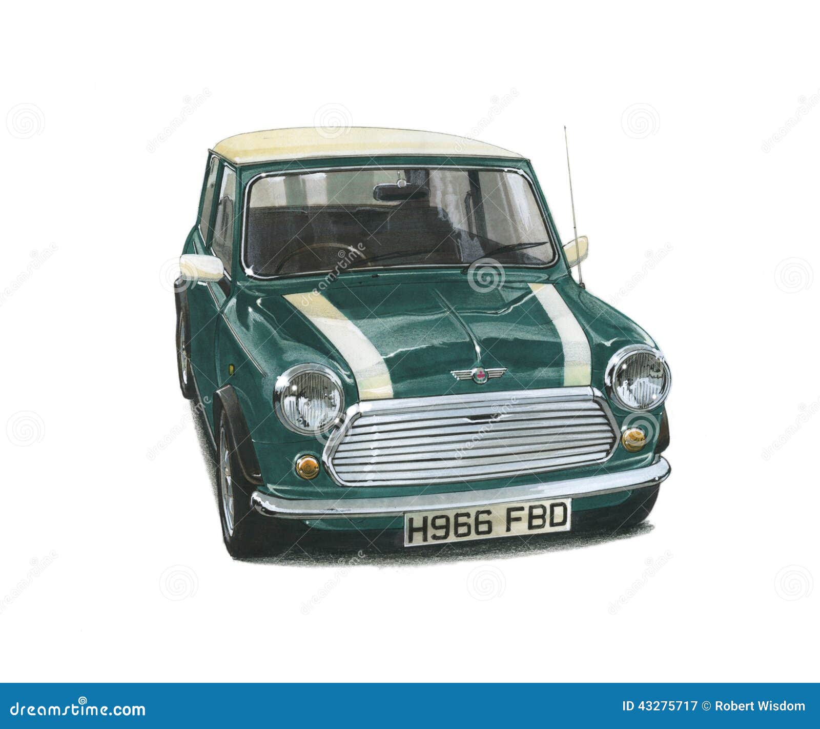 Mini Cooper Cartoon Vector | CartoonDealer.com #35739681