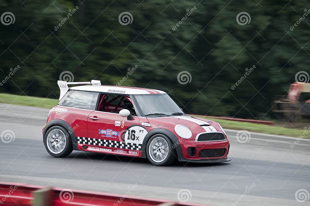Mini Cooper race car editorial stock image. Image of german - 21169249