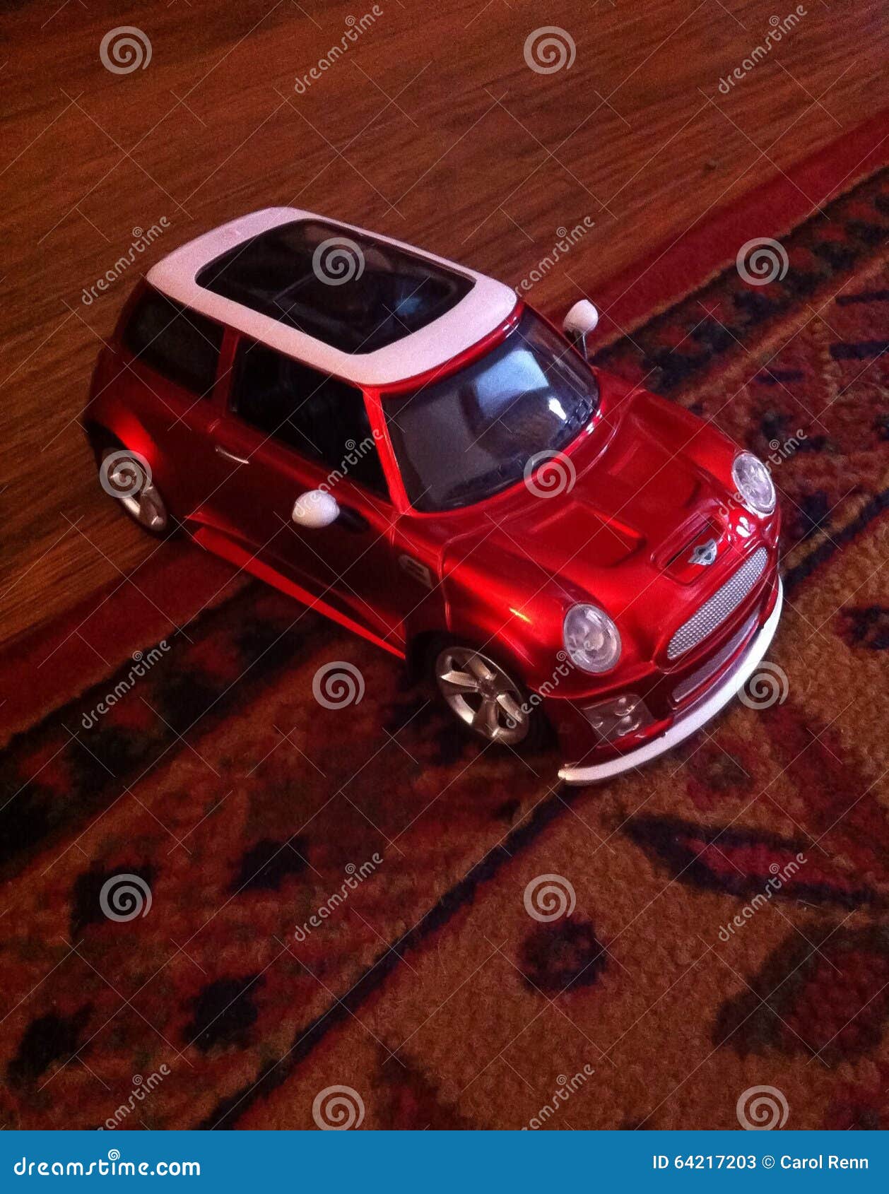 Mini Cooper rojo S foto de archivo editorial. Imagen de escala - 64217203