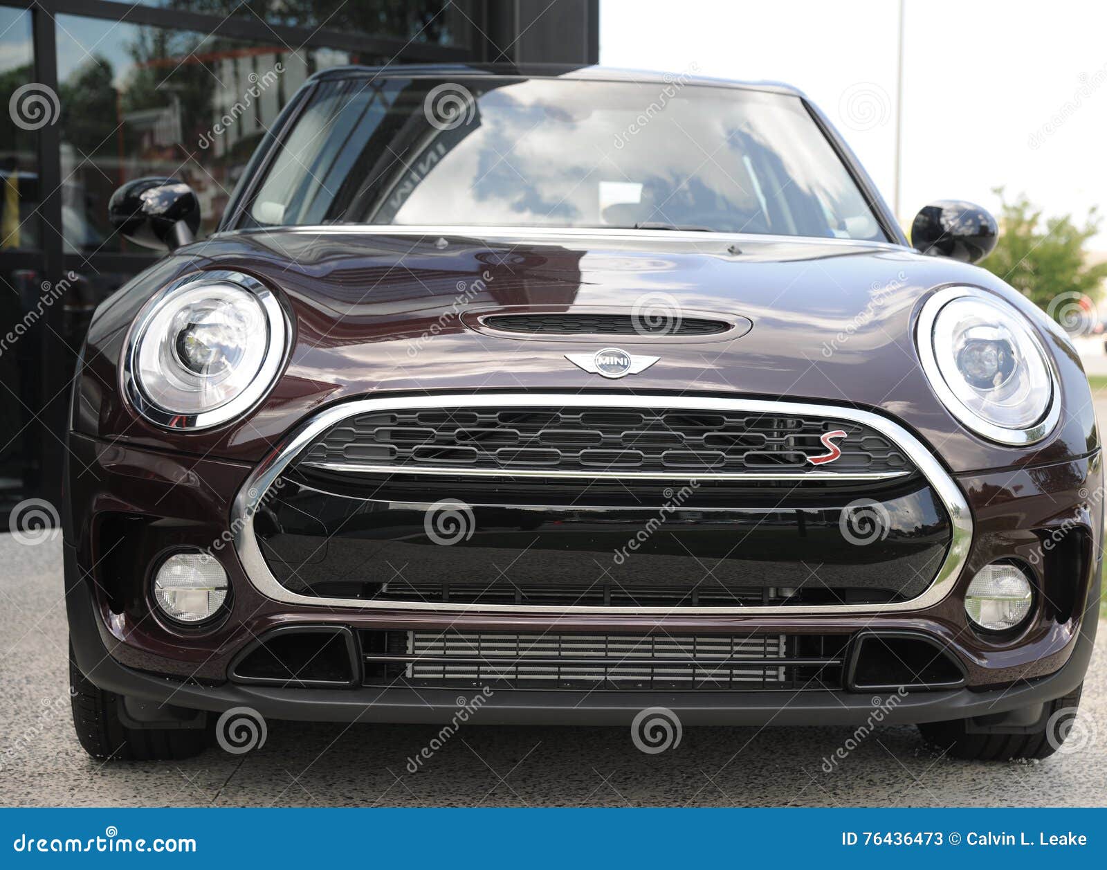 Mini Cooper Subcompact Automobile Car in Burgundy Editorial Stock Photo ...