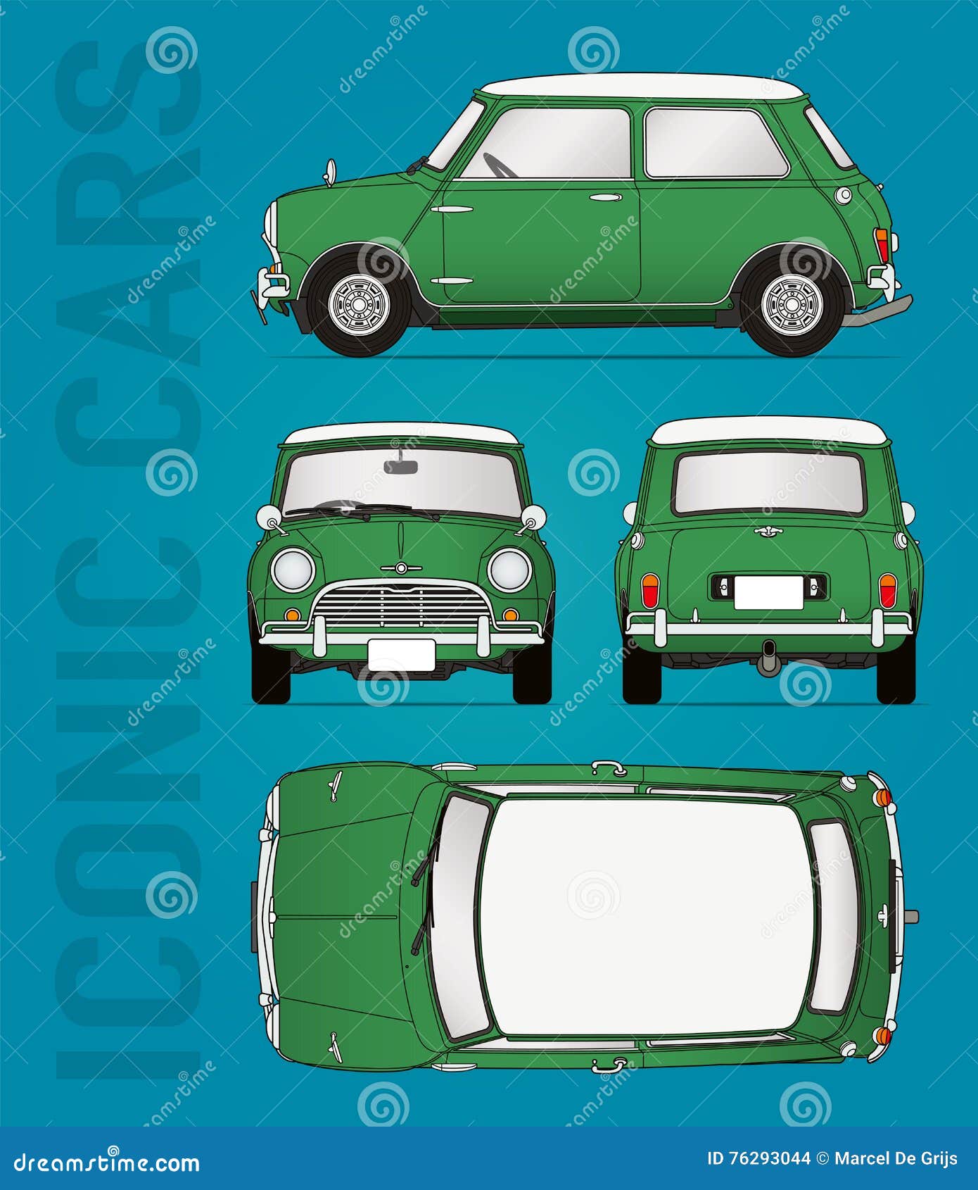Mini Cooper Vector Illustration Editorial Stock Image - Illustration of ...