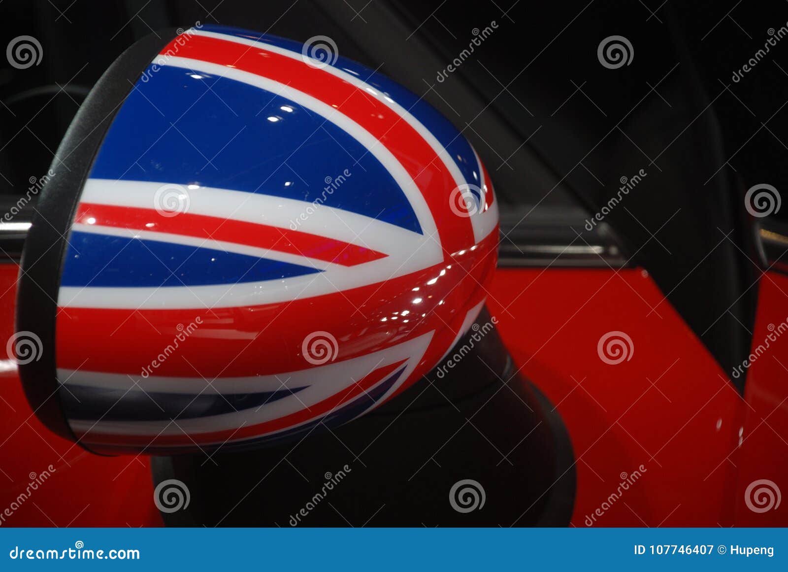 Mini cooper wing mirror editorial photography. Image of horse - 107746407