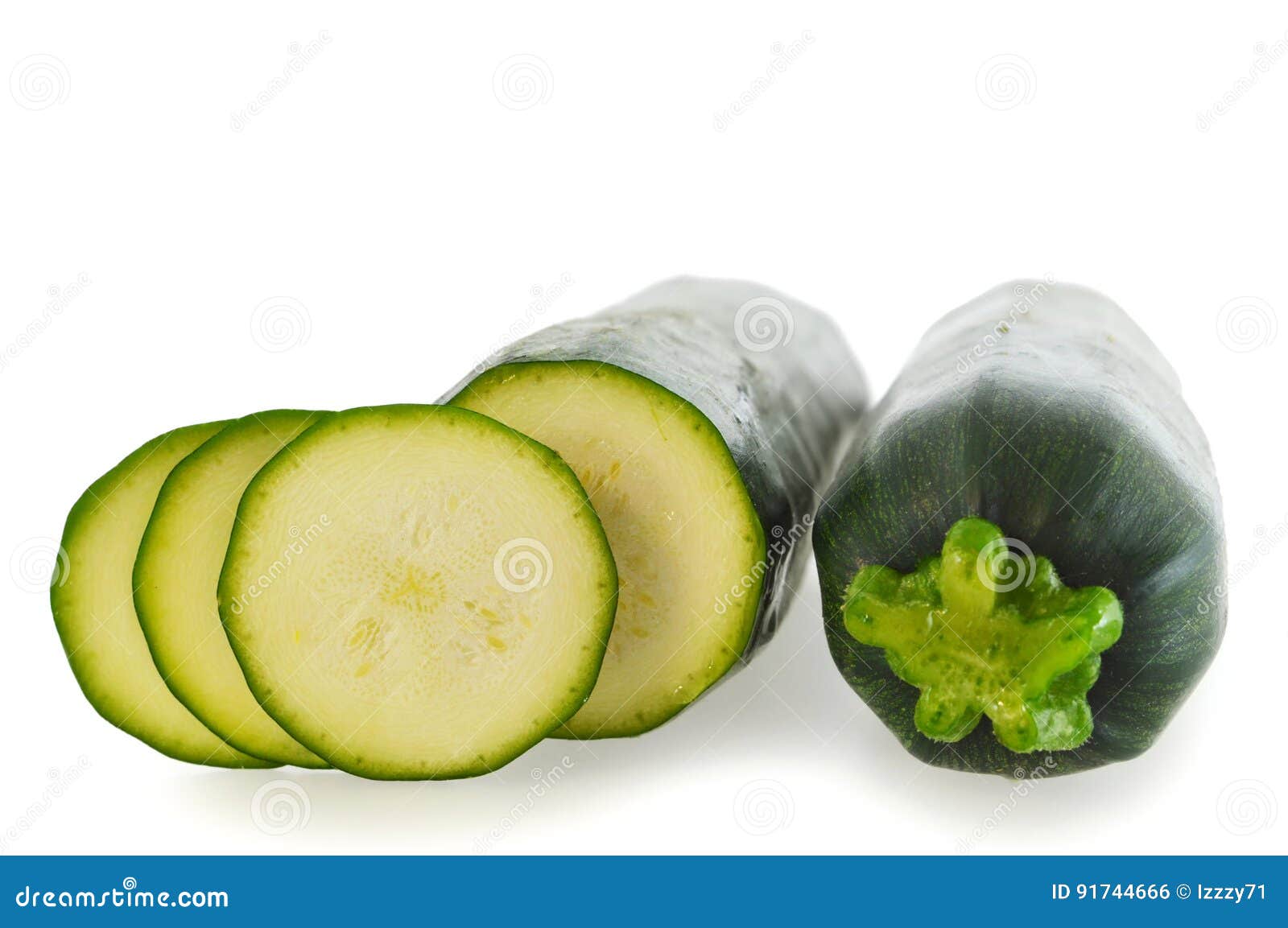 Mini Courgettes Isolated on White Stock Photo - Image of vegetable ...