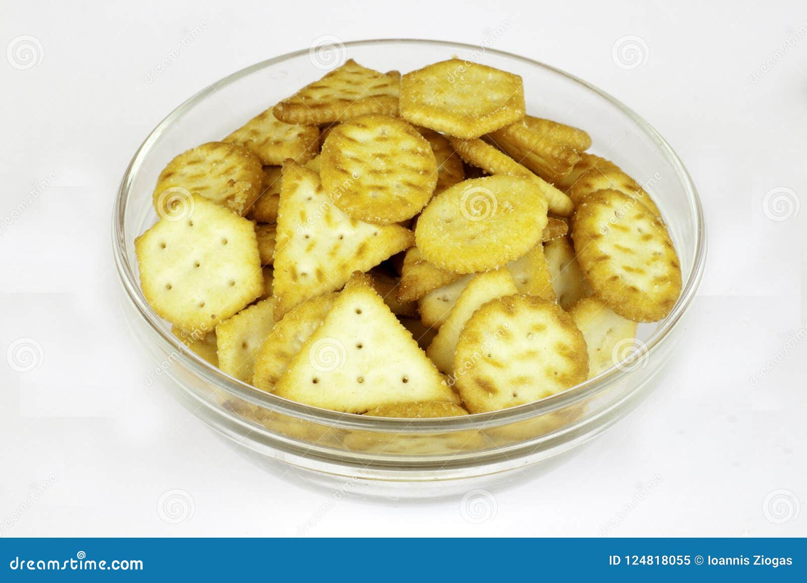Mini crackers on bowl stock image. Image of group, golden - 124818055