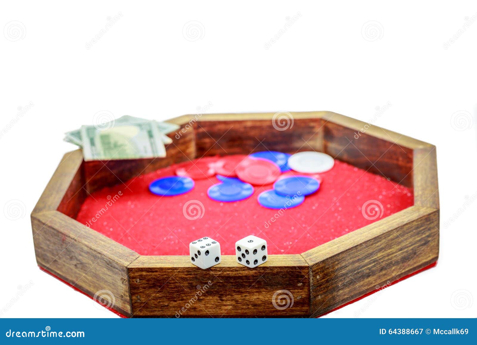 Mini Crap Table Chips Dice-Geld Stockbild - Bild von spielen, kasino ...