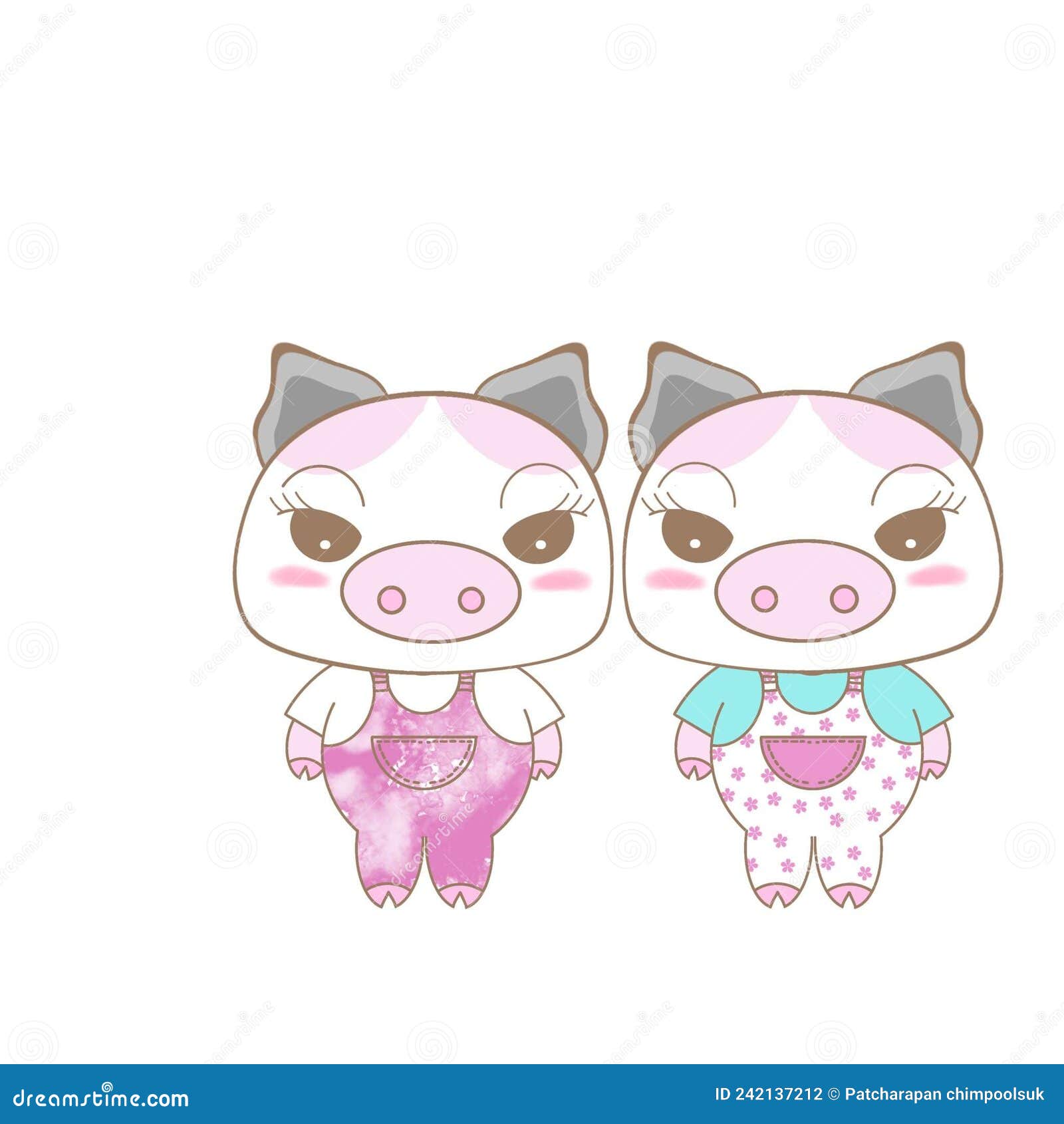 Mini Cute Pigs Stock Photo | CartoonDealer.com #242137212