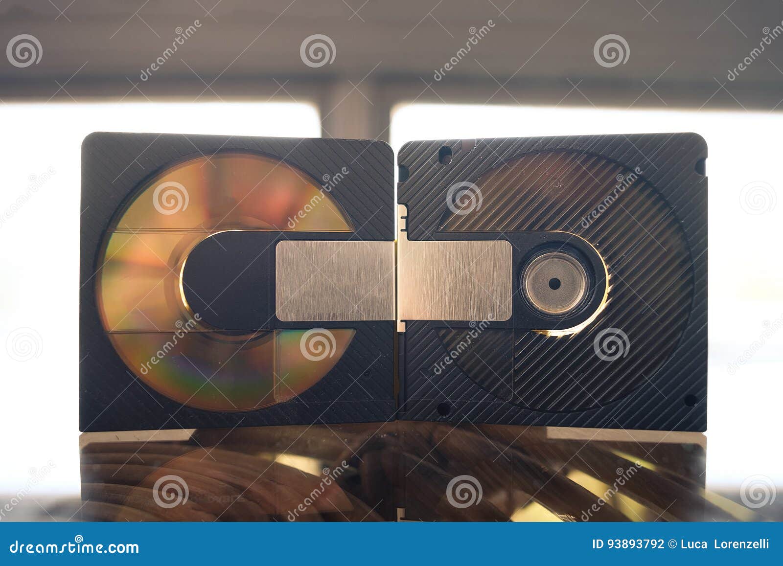 Mini disc vintage stock photo. Image of compact, recordable - 93893792