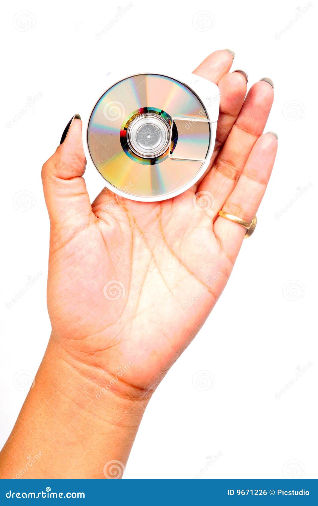 Mini disco foto de archivo. Imagen de copia, medio, compacto - 9671226