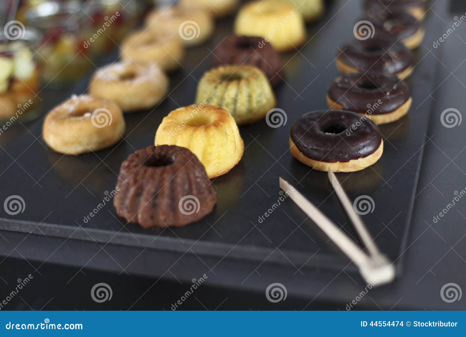 Mini donuts stock photo. Image of cake, isolated, decoration - 44554474