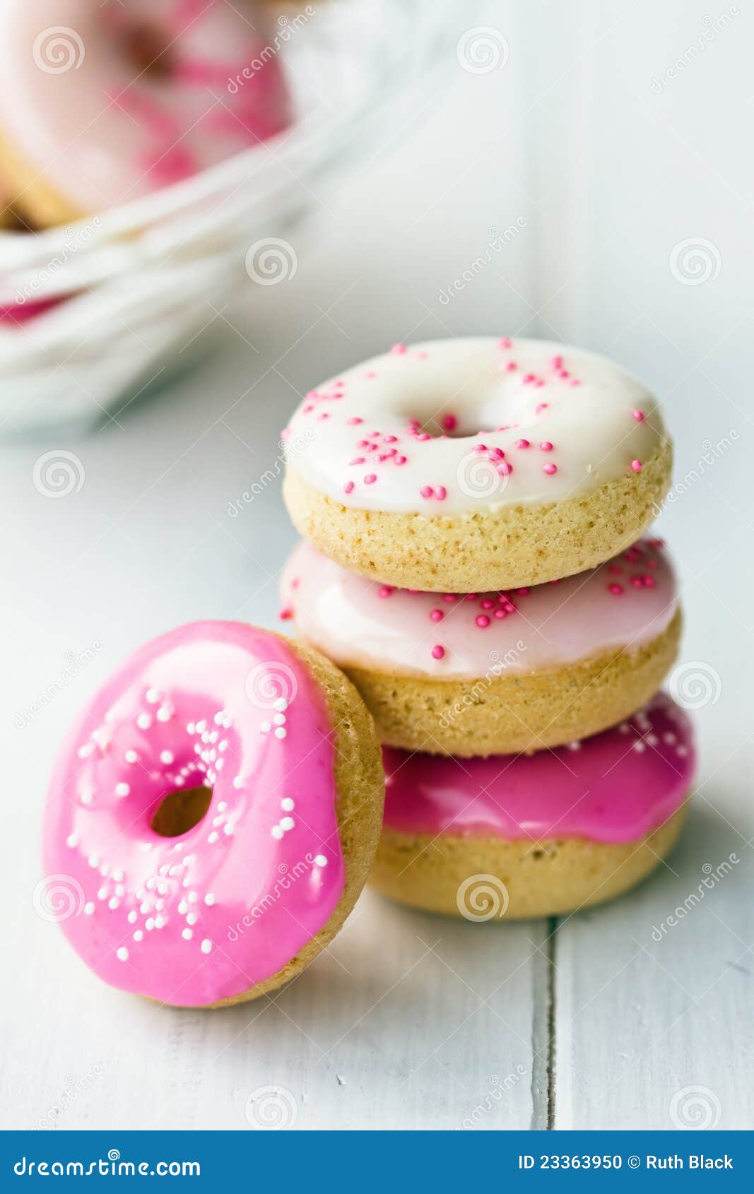 Mini doughnuts stock photo. Image of food, donut, doughnut - 23363950