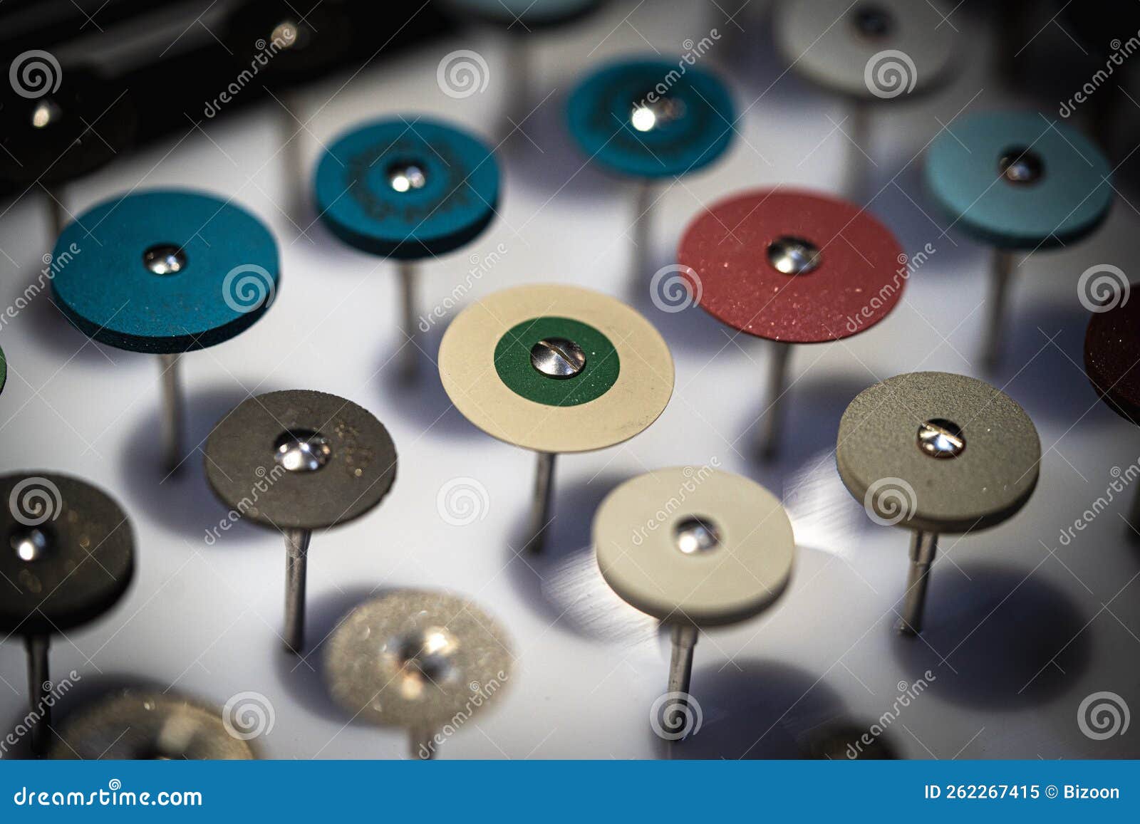 Mini Drill Circular Disk Set for Manual Engraving Stock Image - Image ...