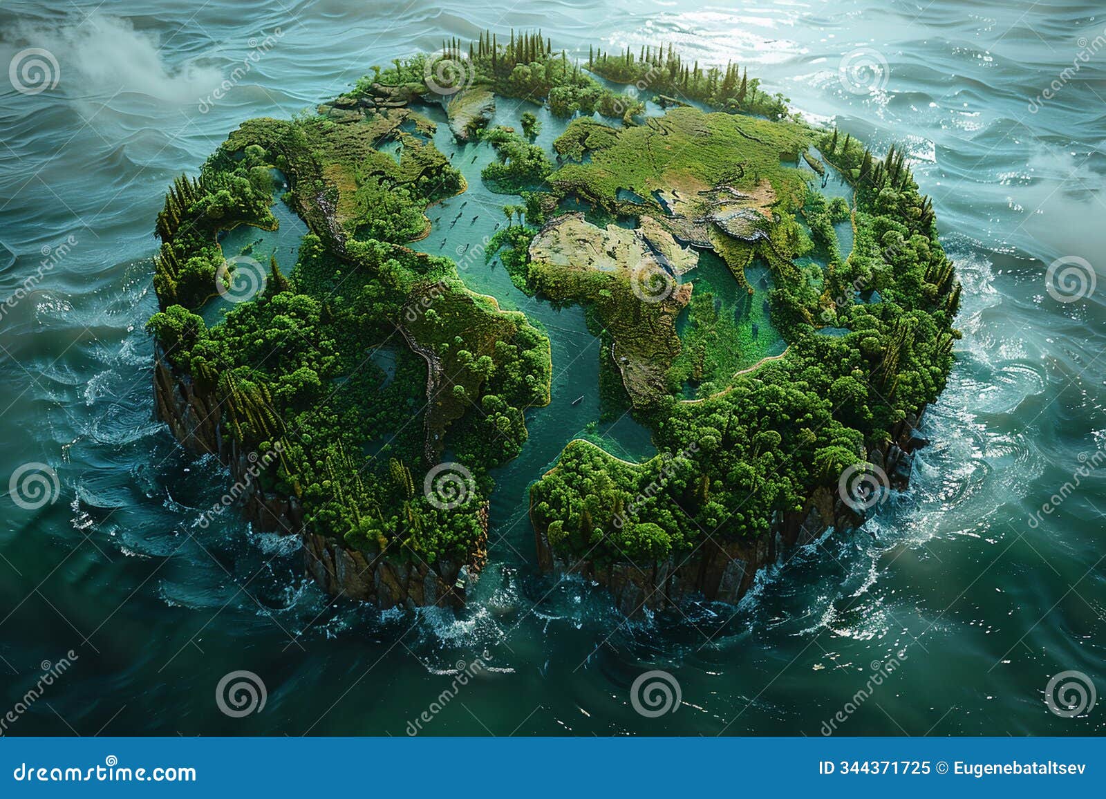 Mini Earth Faces Challenges of Overpopulation and Environmental Issues ...