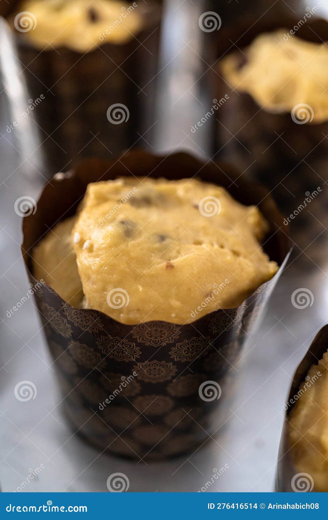 Mini Easter Bread Kulich stock photo. Image of form - 276416514