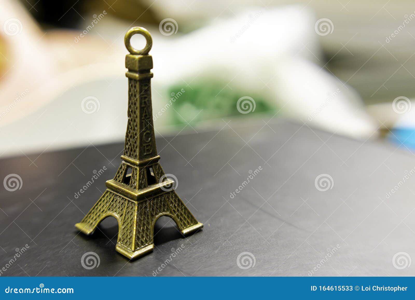 Mini Eiffel Tower stock image. Image of eiffel, small - 164615533