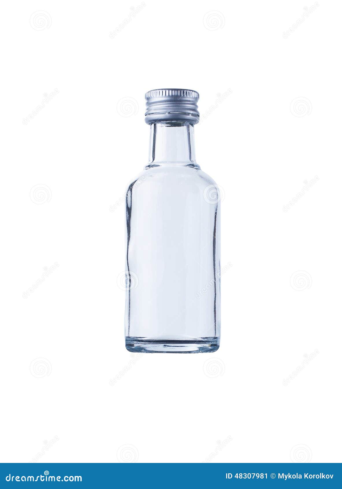 Mini empty bottle stock image. Image of relax, absolut - 48307981
