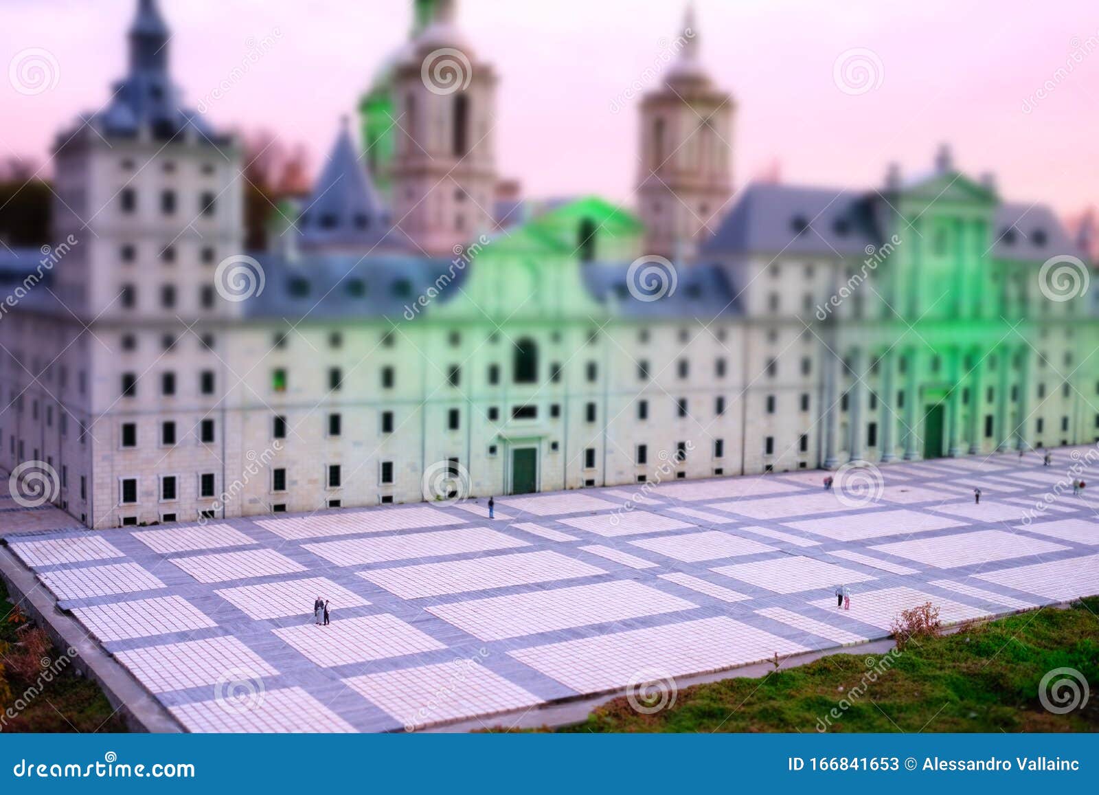 Mini Europe in Brussels, Tilt-shift Panoramic View of Capitals and ...