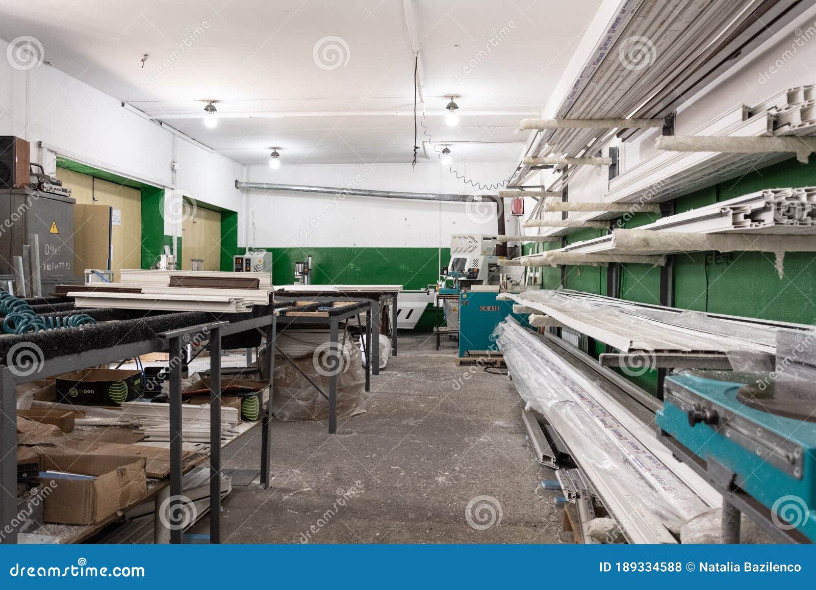 Mini Factory for the Production of Pvc Windows and Pvc Doors Stock ...