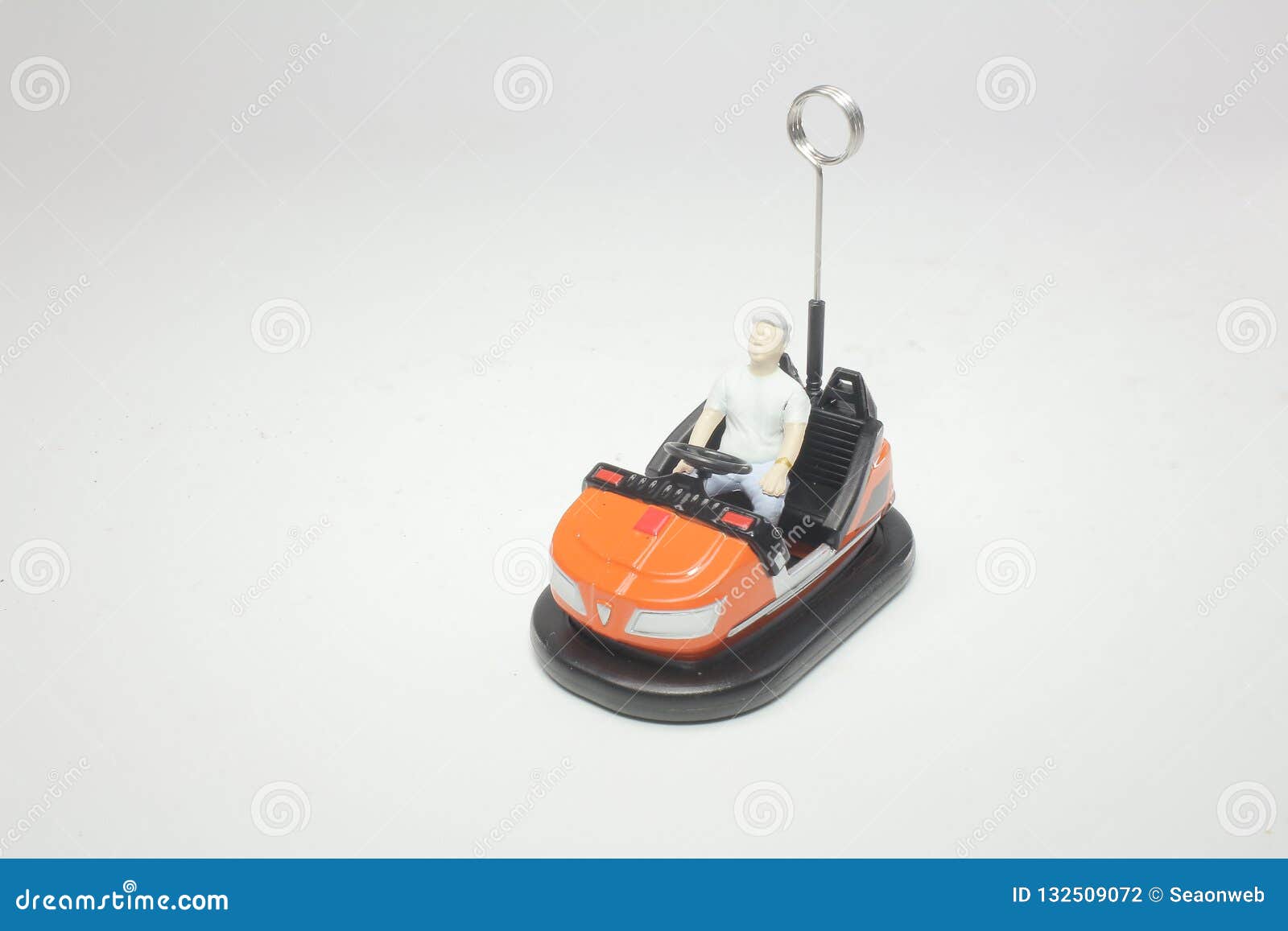 A Mini Figure of a Bumper Car Stock Photo - Image of gray, bumper ...