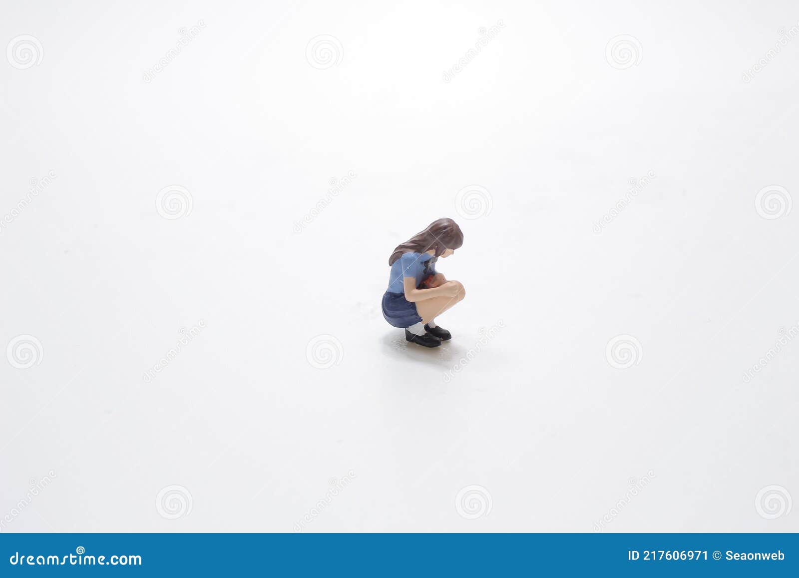 The Mini Figure of Kid, Image Use for Family Concept Stock Image ...