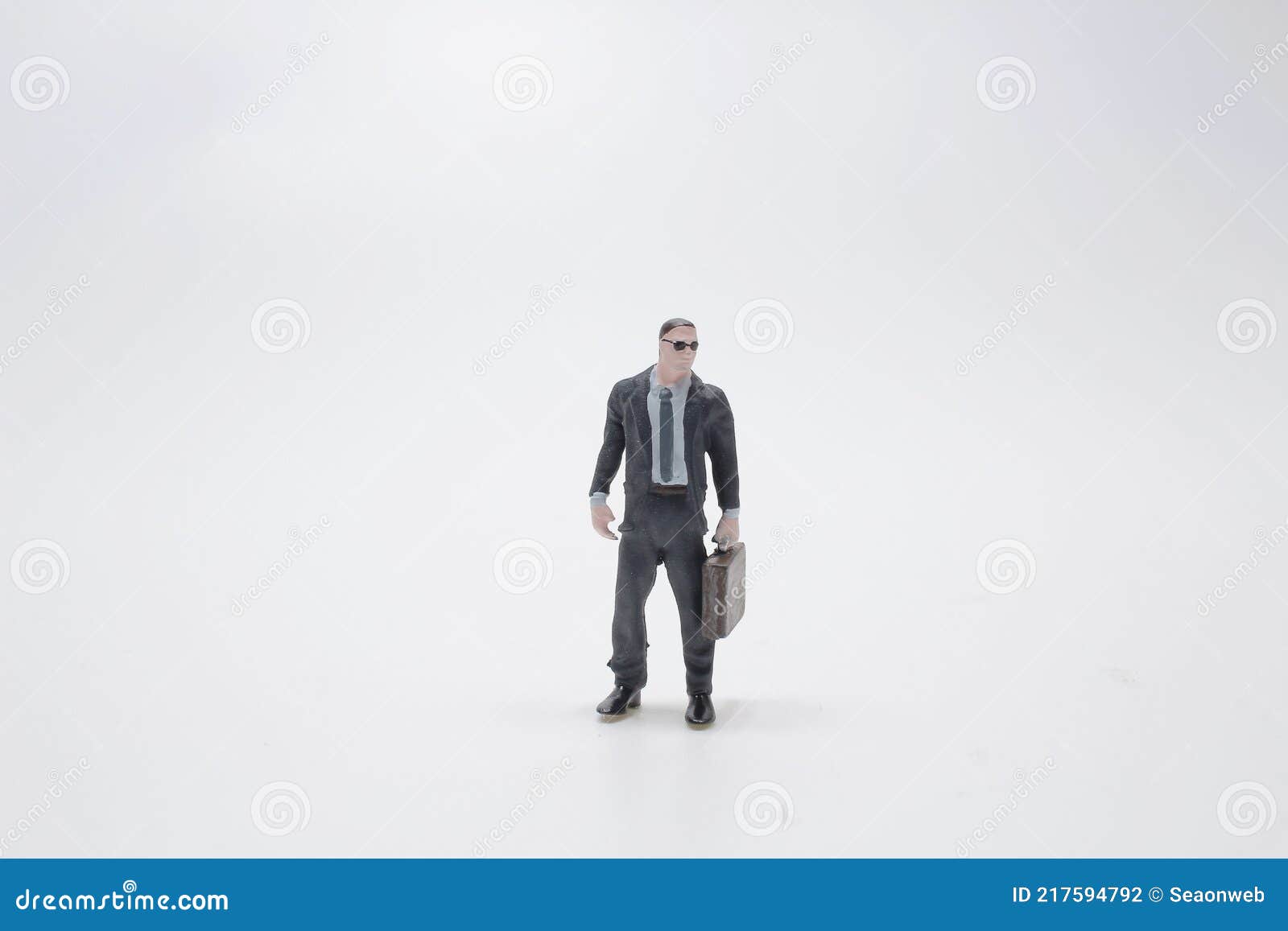 A Mini Figure of the Security Guard on Board Stock Photo - Image of ...