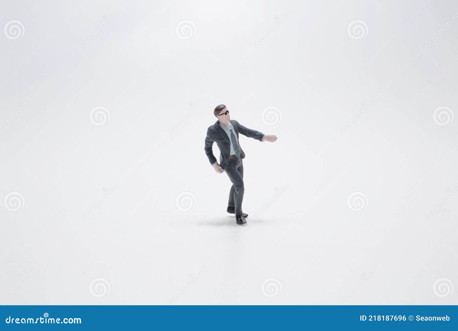 A Mini Figure of the Security Guard on Board Stock Photo - Image of ...