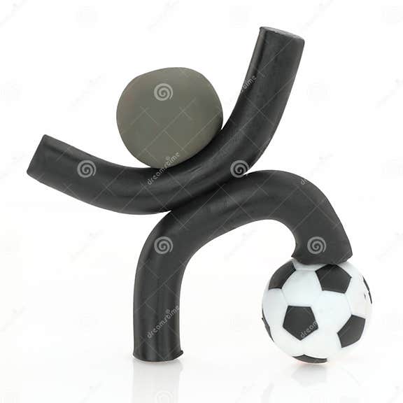 Mini football player stock image. Image of action, fifa - 23236707