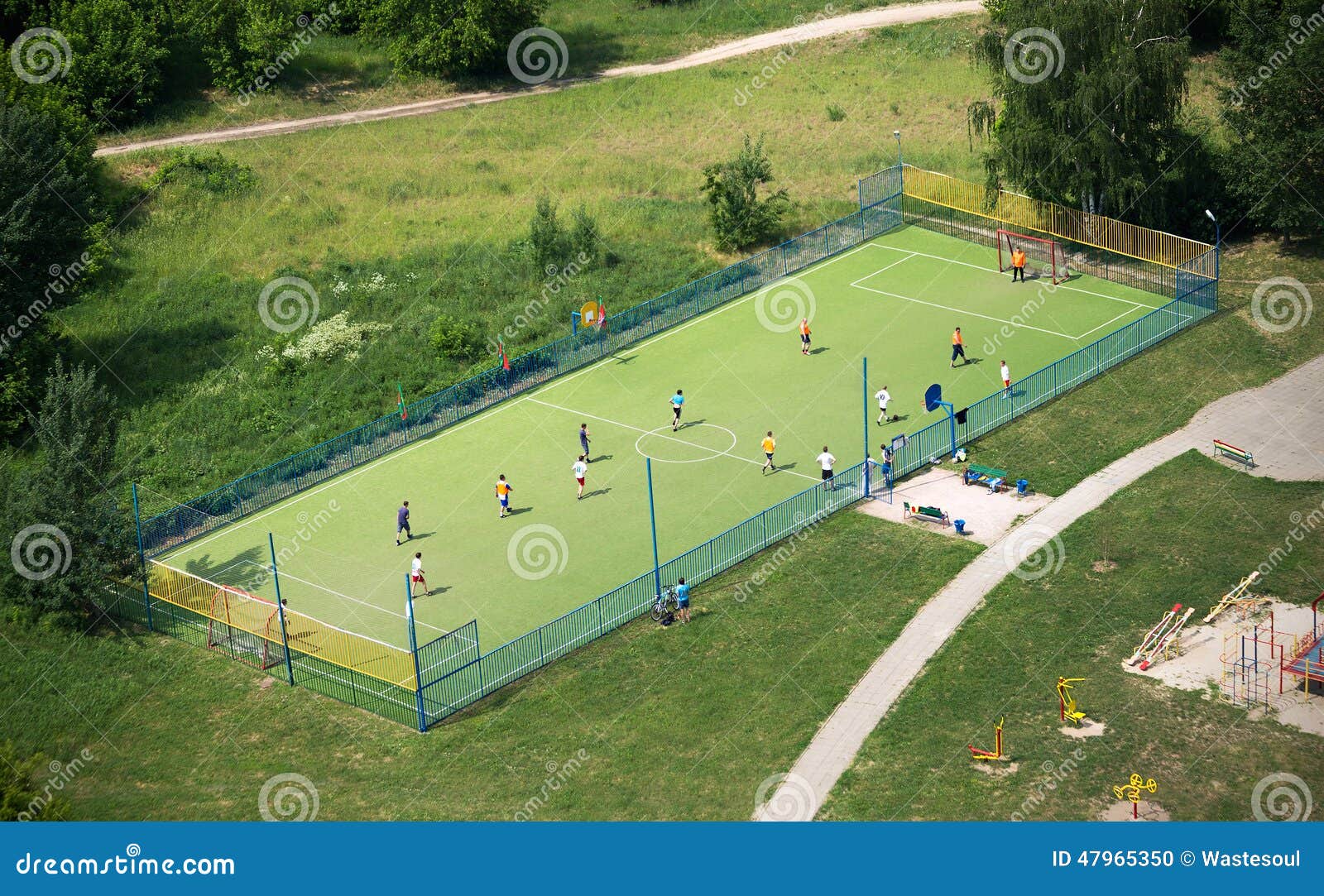 Mini football stock photo. Image of panorama, futbol - 47965350