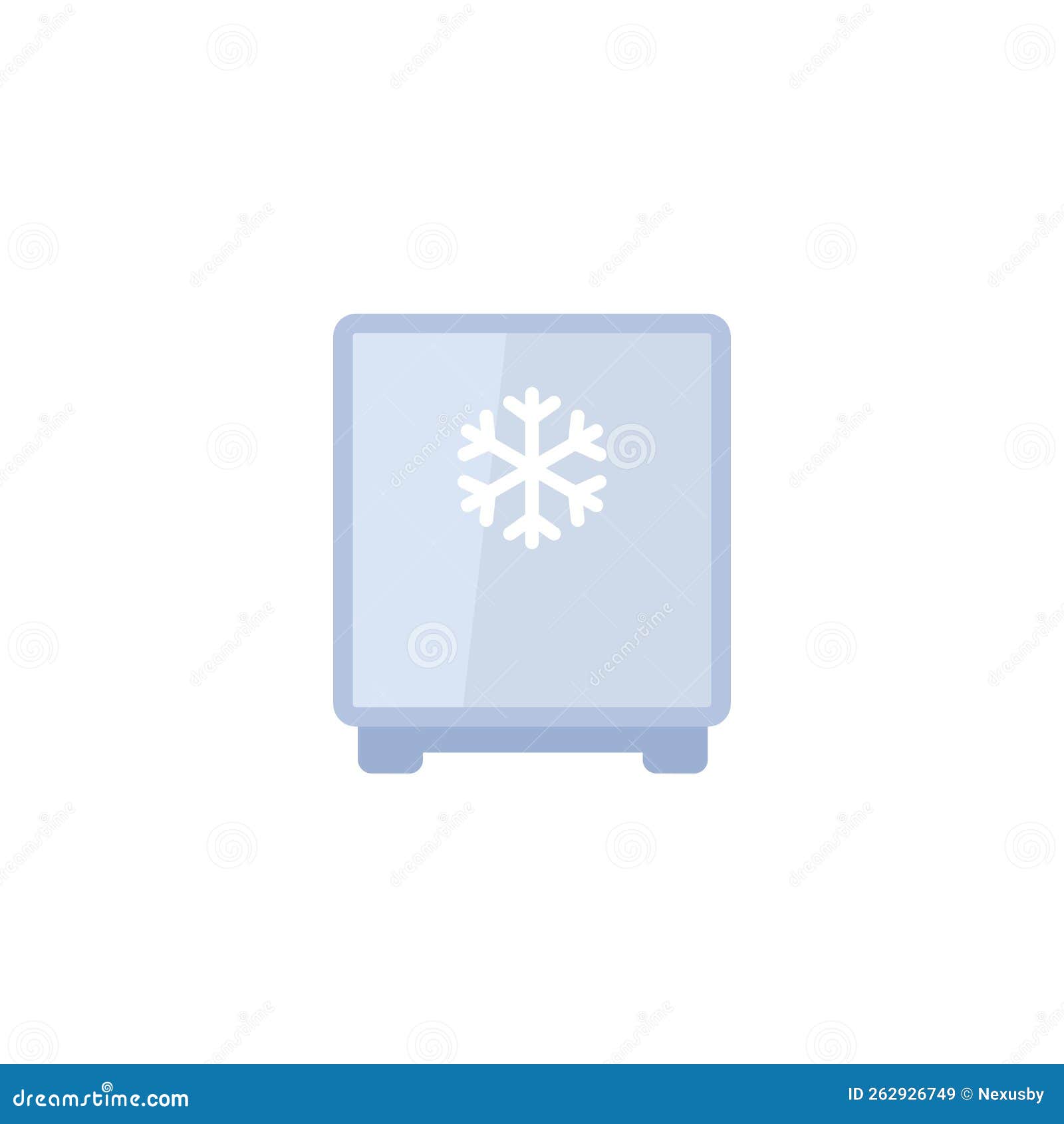 Mini Fridge Icon On White Background. Hotel Mini Fridge Sign. Mini ...