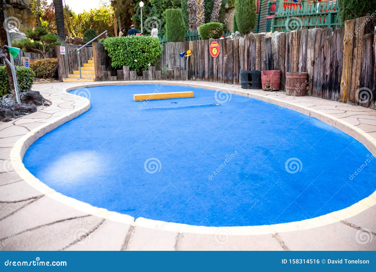 Mini golf course editorial photo. Image of clown, landscape - 158314516