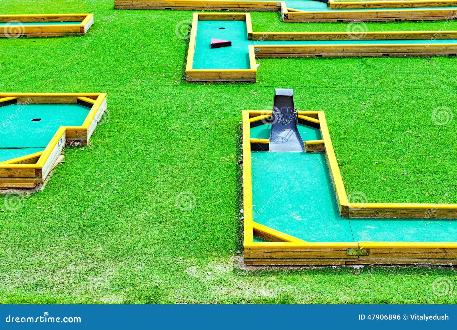 Mini-Golf stock photo. Image of equipment, ground, line - 47906896