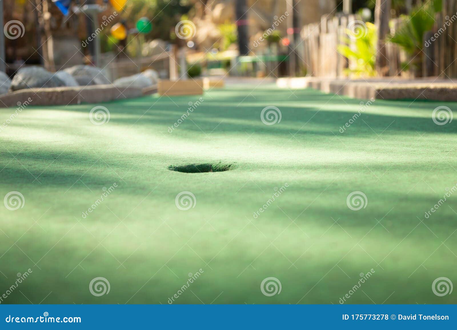 Mini golf hole editorial stock photo. Image of putt - 175773278
