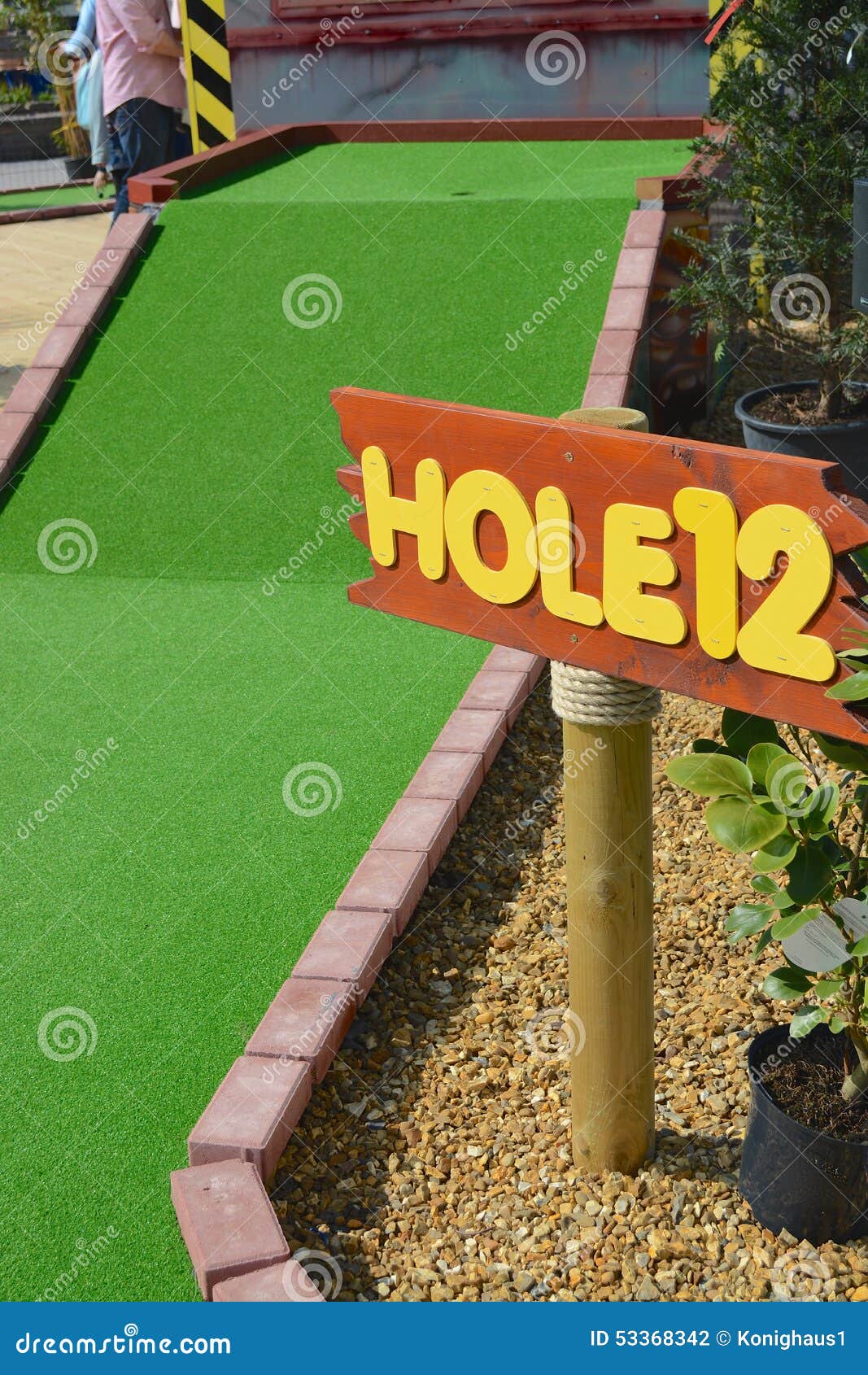 Mini golf stock photo. Image of sport, astro, brick, hole - 53368342
