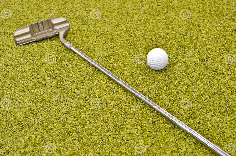 Mini golf inside interior stock photo. Image of adult - 18331450