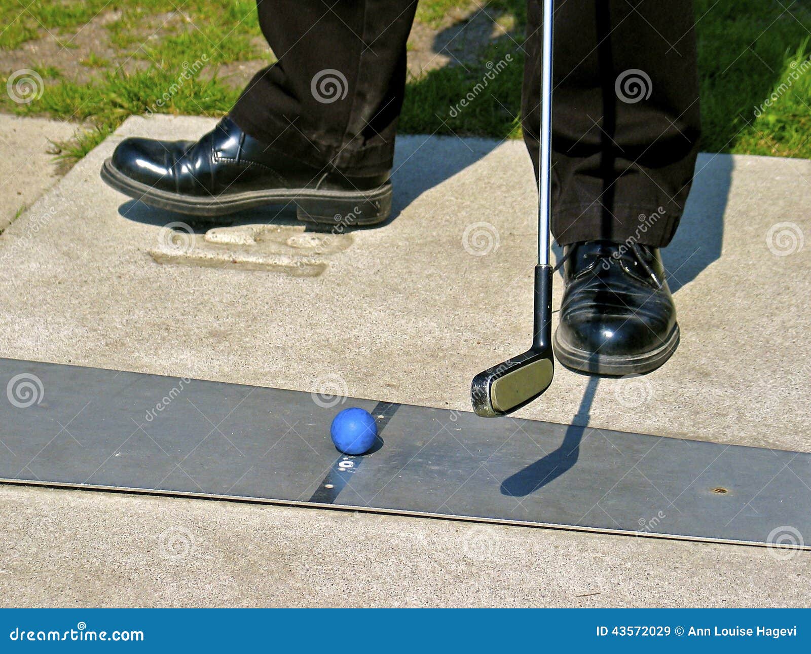 Mini golf stock image. Image of playground, recreational - 43572029