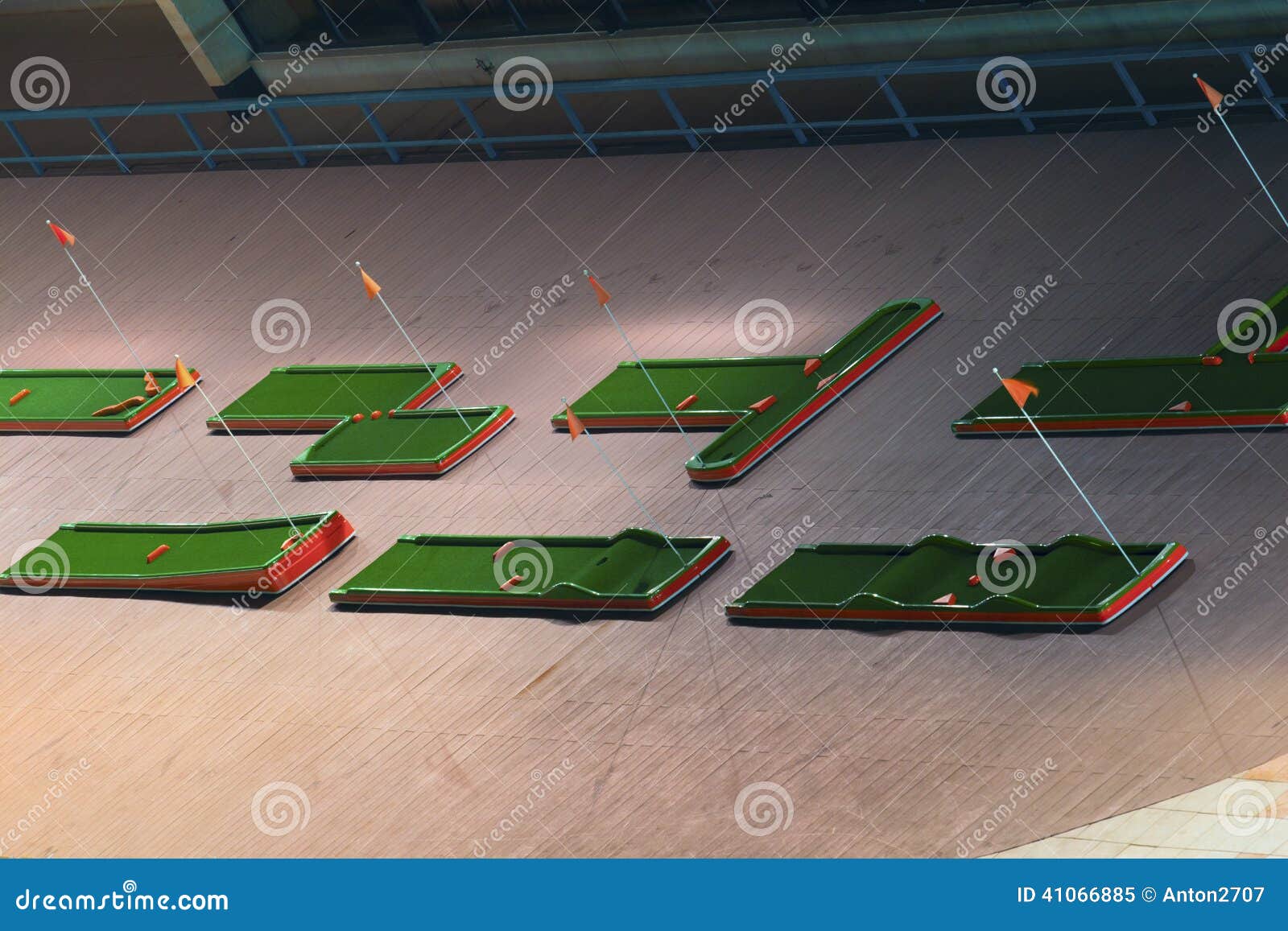 Mini golf parts stock image. Image of equipment, action - 41066885