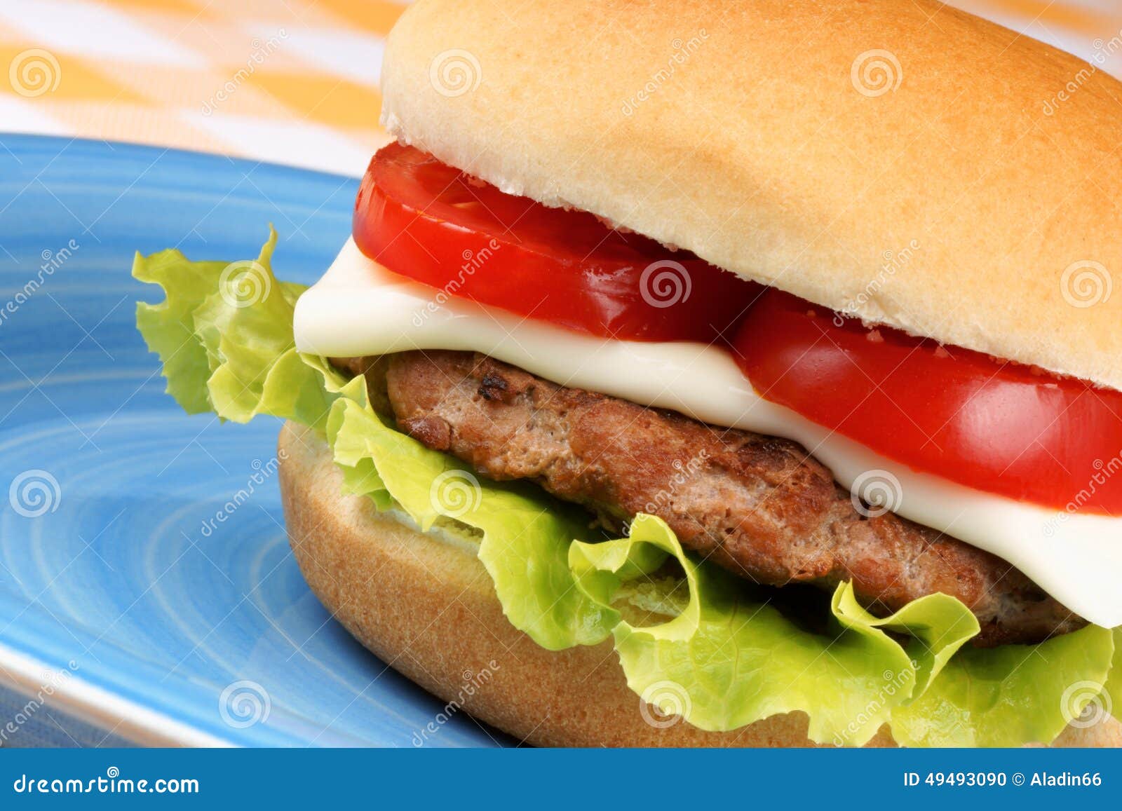 Mini Hamburger Del Formaggio Fotografia Stock - Immagine di cucina ...