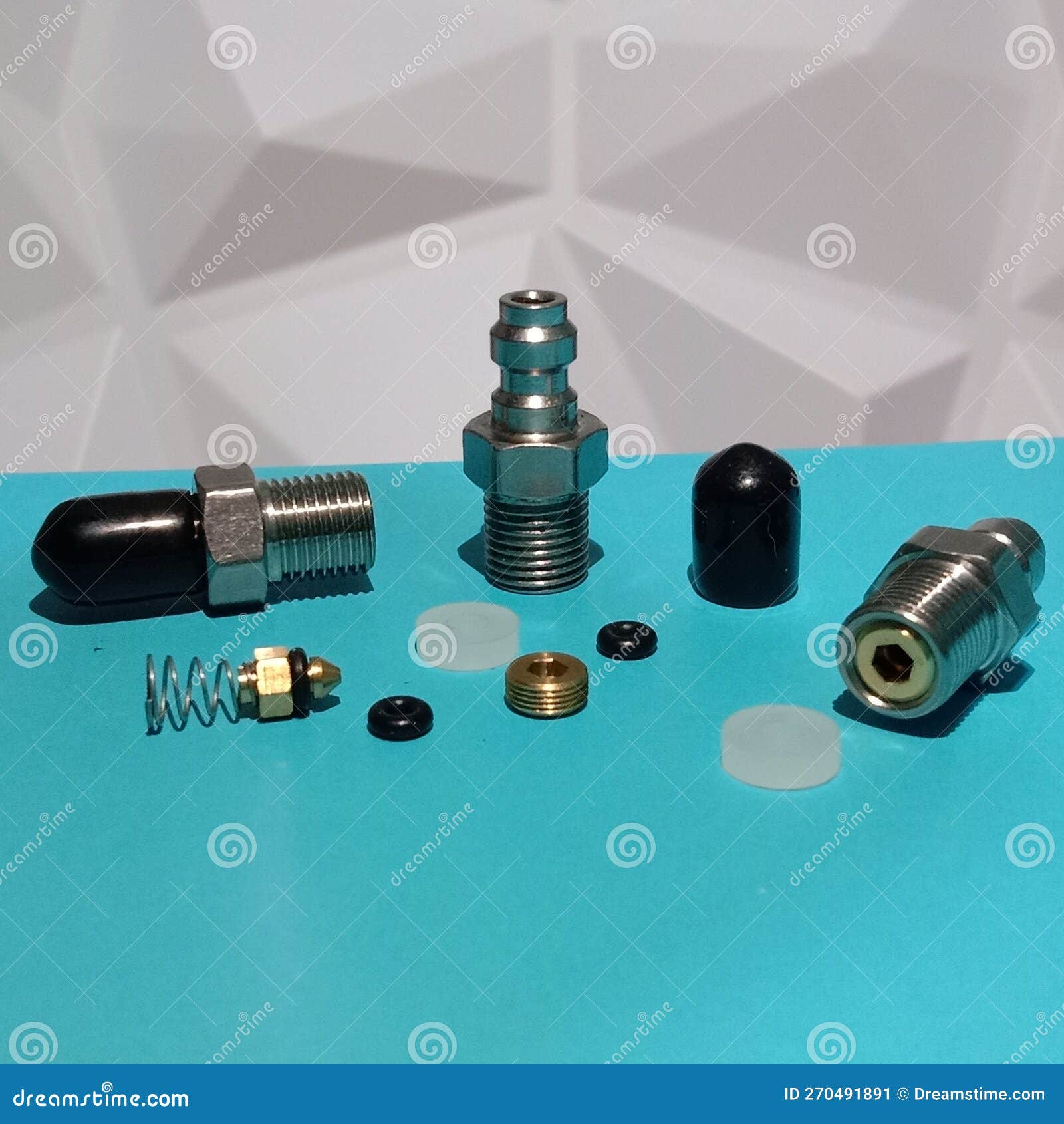 Mini High Pressure Oxygen Coupler Made of Stainless Stock Image - Image ...