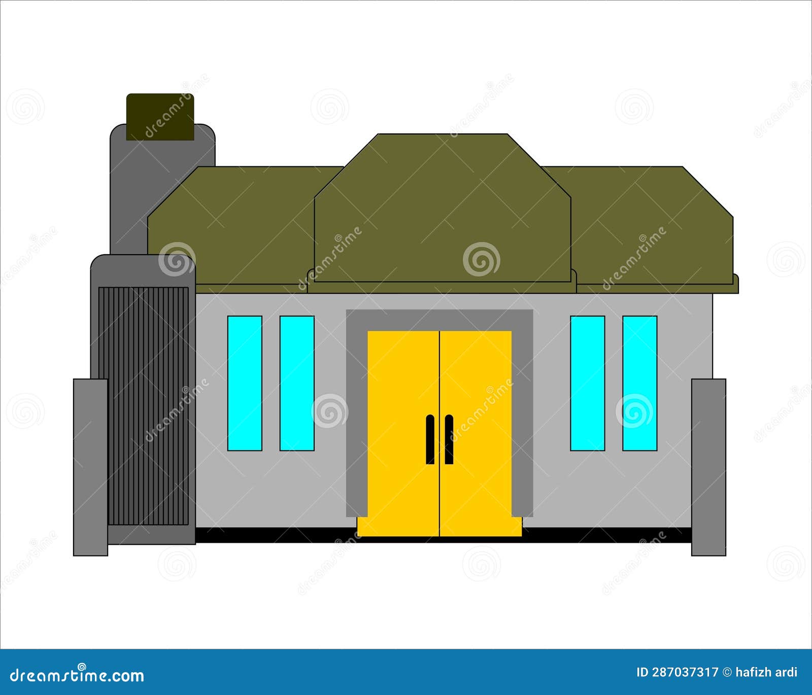 Mini House Icon Illustration Vector Stock Vector - Illustration of ...